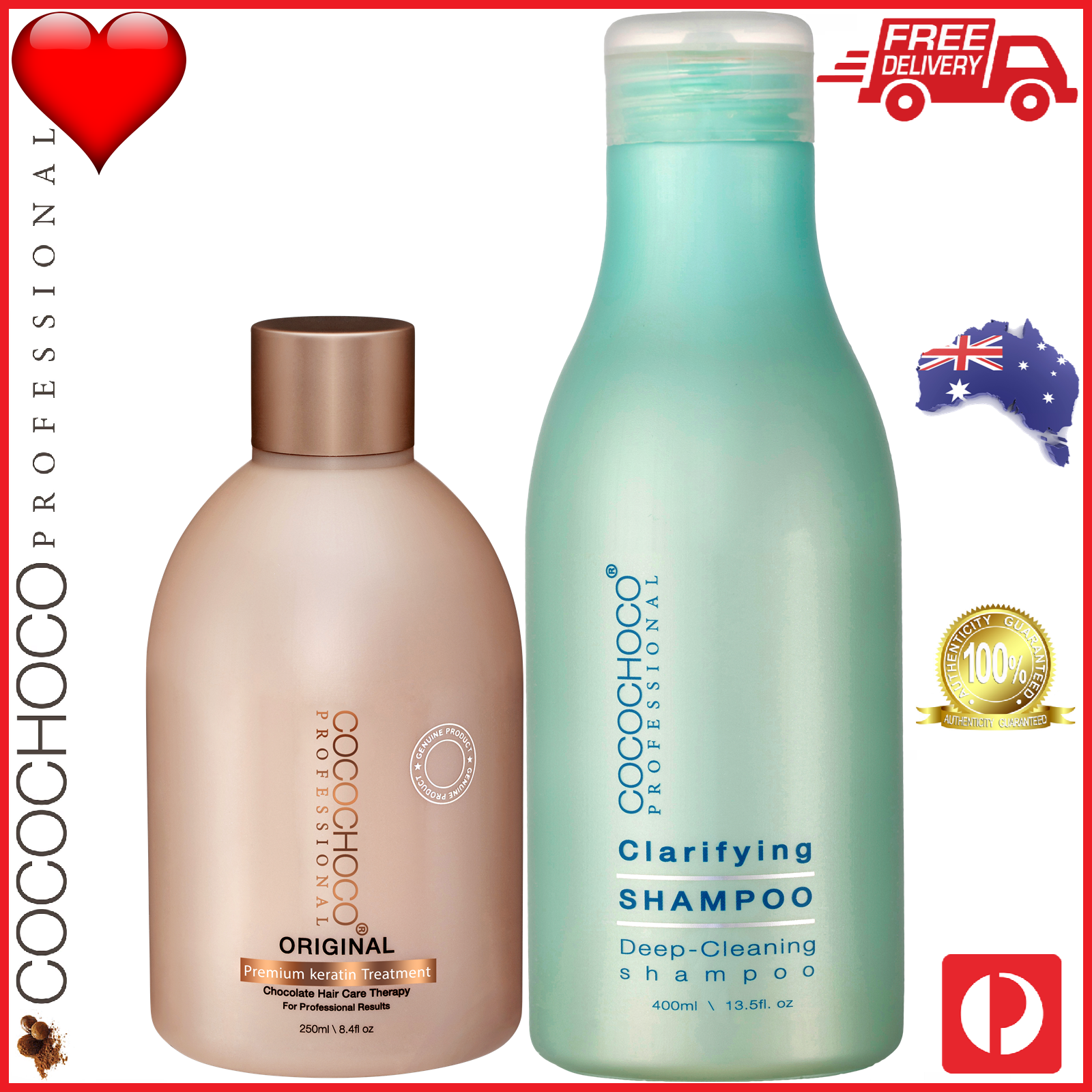 COCOCHOCO Professional ORIGINAL 250 ml Brazilian Keratin Treatment ...
