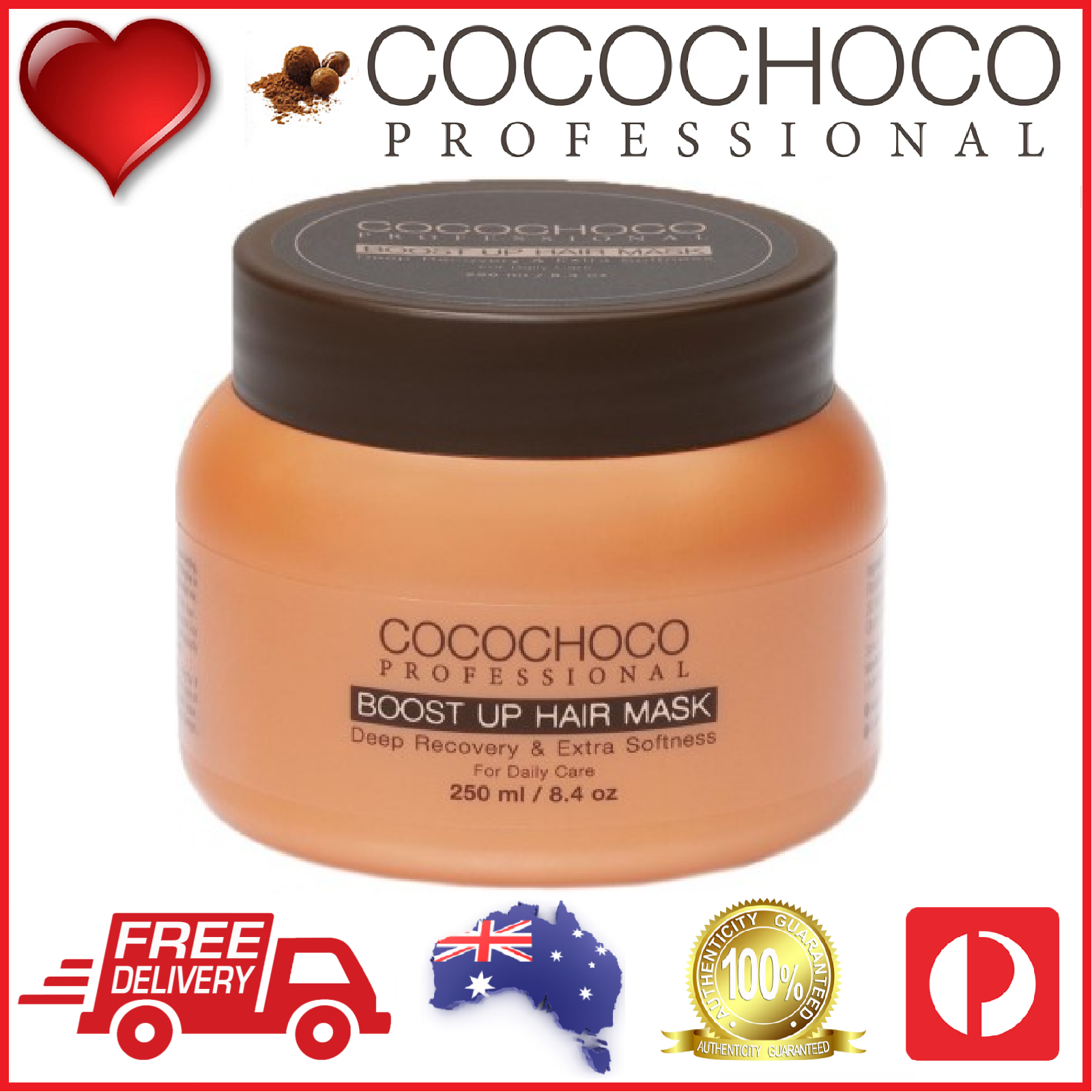 COCOCHOCO Professional Keratin BOOST UP Hair Mask 250 ml – Hair Now ...