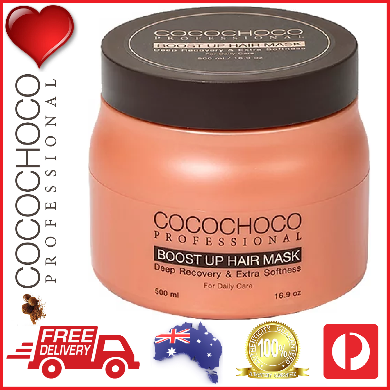 COCOCHOCO Professional Keratin BOOST UP Hair Mask 500 ml – Hair Now ...